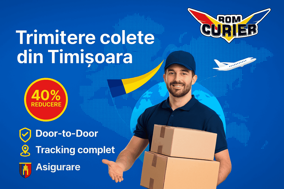 Trimitere Colete Timișoara → Spania | Curier Rapid | -40% Reducere